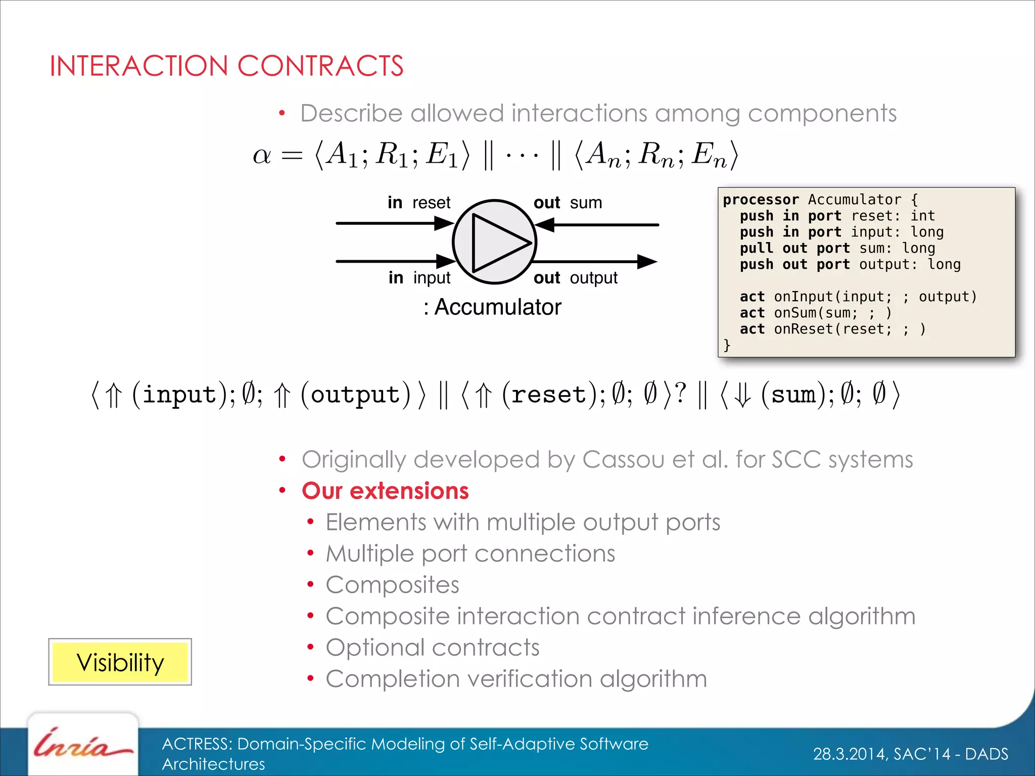 ACTRESS: Domain-Specific Modeling of Self-Adaptive Software Architectures | PDF