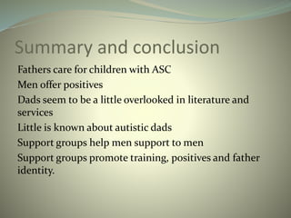 Dads and autism | PPT