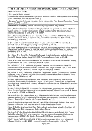 CV_SP_Eng_2015 | PDF | Healthcare Industry | Industries