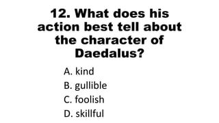 Daedalus-and-icarus.pptx | Arts and Crafts | Hobbies & Interests
