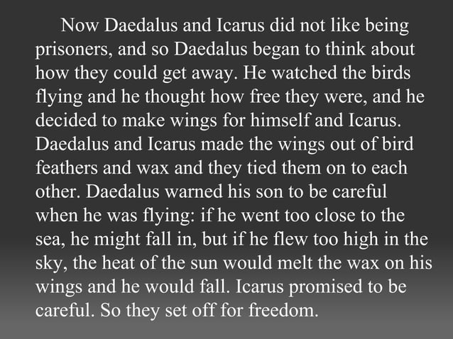 Daedalus And Icarus Pptx