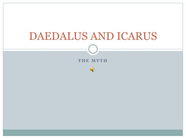 Daedalus and icarus | PPT