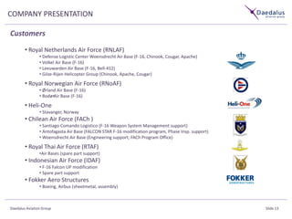 Daedalus company presentation Nov 2013 | PDF | Aviation Industry ...