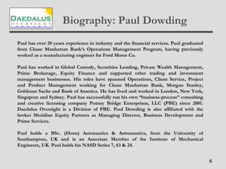 Daedalus Oversight What Why How Who | PPT