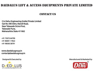 Daedalus tech brochure. | PDF