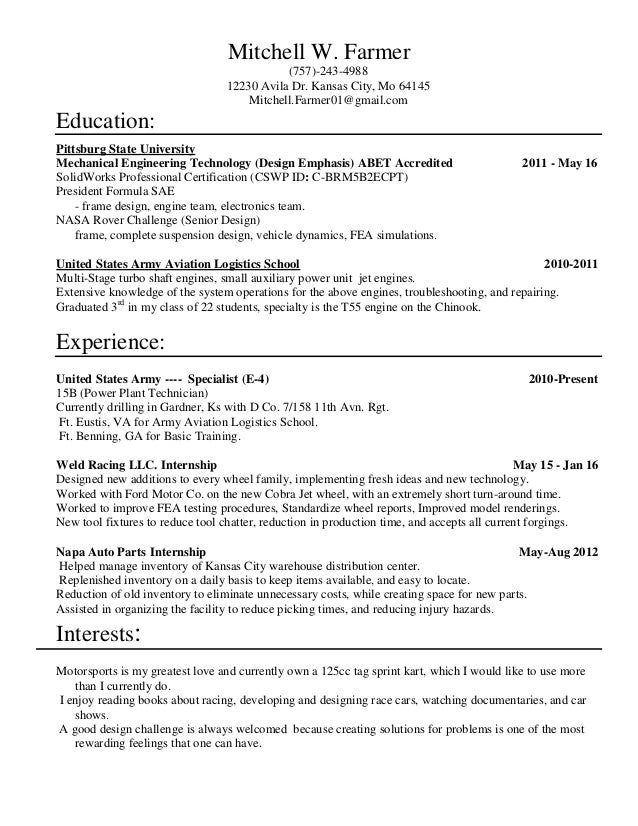 Farmer Resume farmer-resume