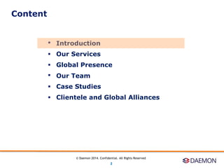 Daemon Software and Services - Introduction & Company Profile | PPT