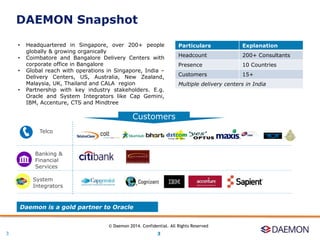 Daemon Software and Services - Introduction & Company Profile | PPT