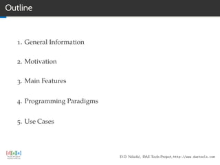 DAE Tools 1.8.0 - Introduction | PPT