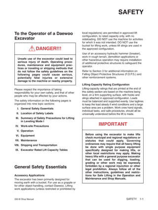 Daewoo Doosan 330-III Excavator Service Repair Manual.pdf