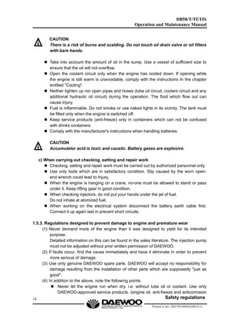 Daewoo doosan db58 diesel engine service repair manual | PDF
