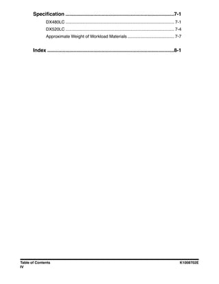 Daewoo doosan dx520 lc excavator operation and maintenance manual ...