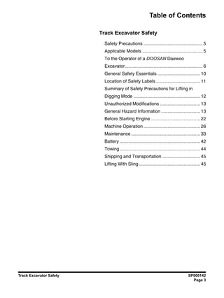 Daewoo doosan dx520 lc excavator service repair manual | PDF