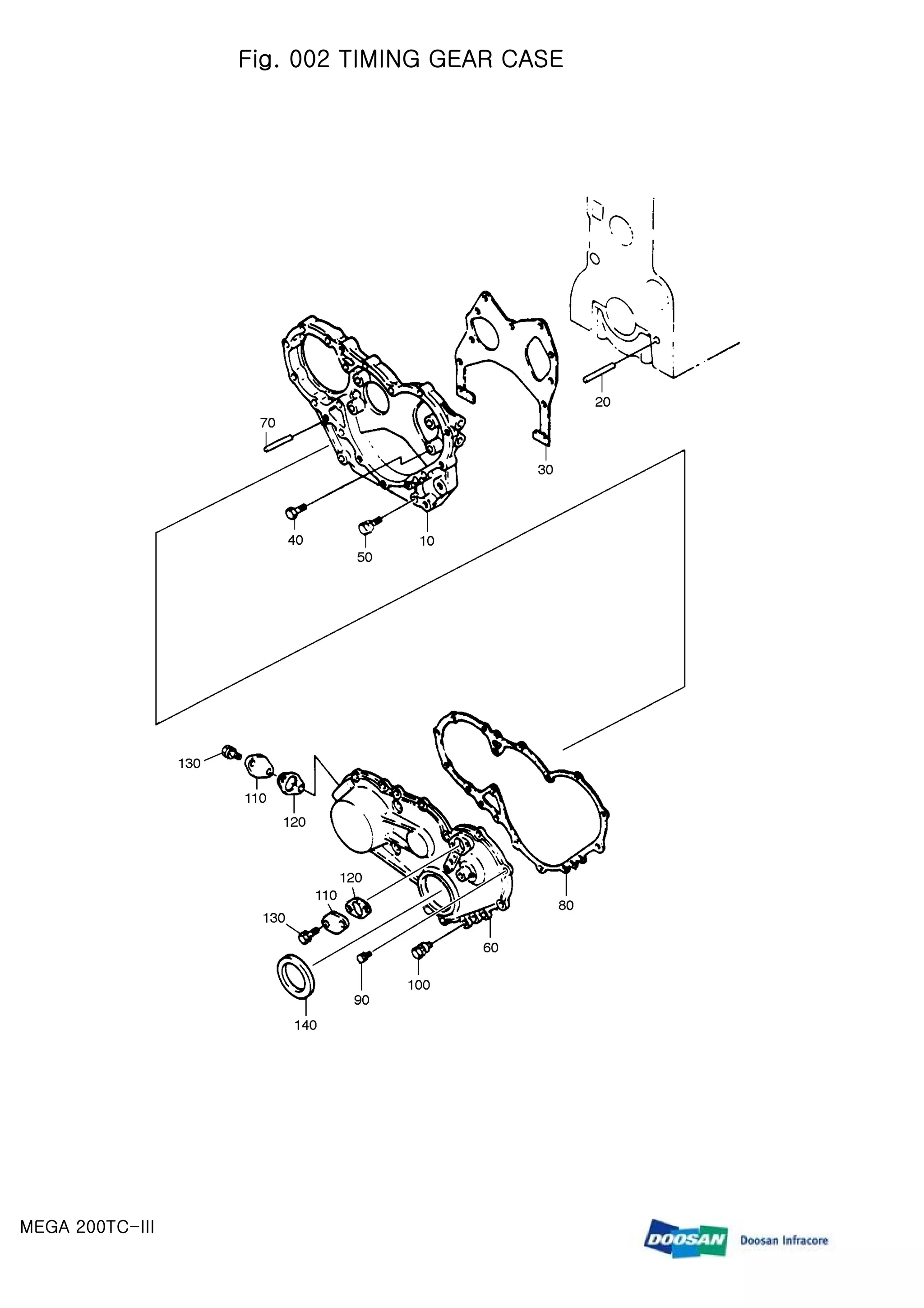 Daewoo doosan mega 200 tc ⅲ wheeled loader parts catalogue manual | PDF