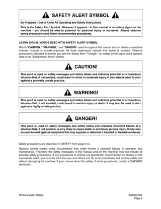 Daewoo doosan mega 300 v 300 v wheel loader service repair manual | PDF