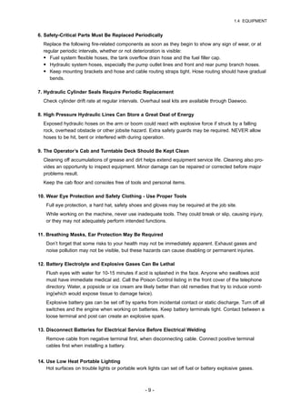 Daewoo doosan solar 010 excavator service repair manual | PDF
