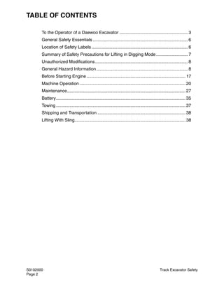 Daewoo doosan solar 140 lc v excavator service repair manual | PDF