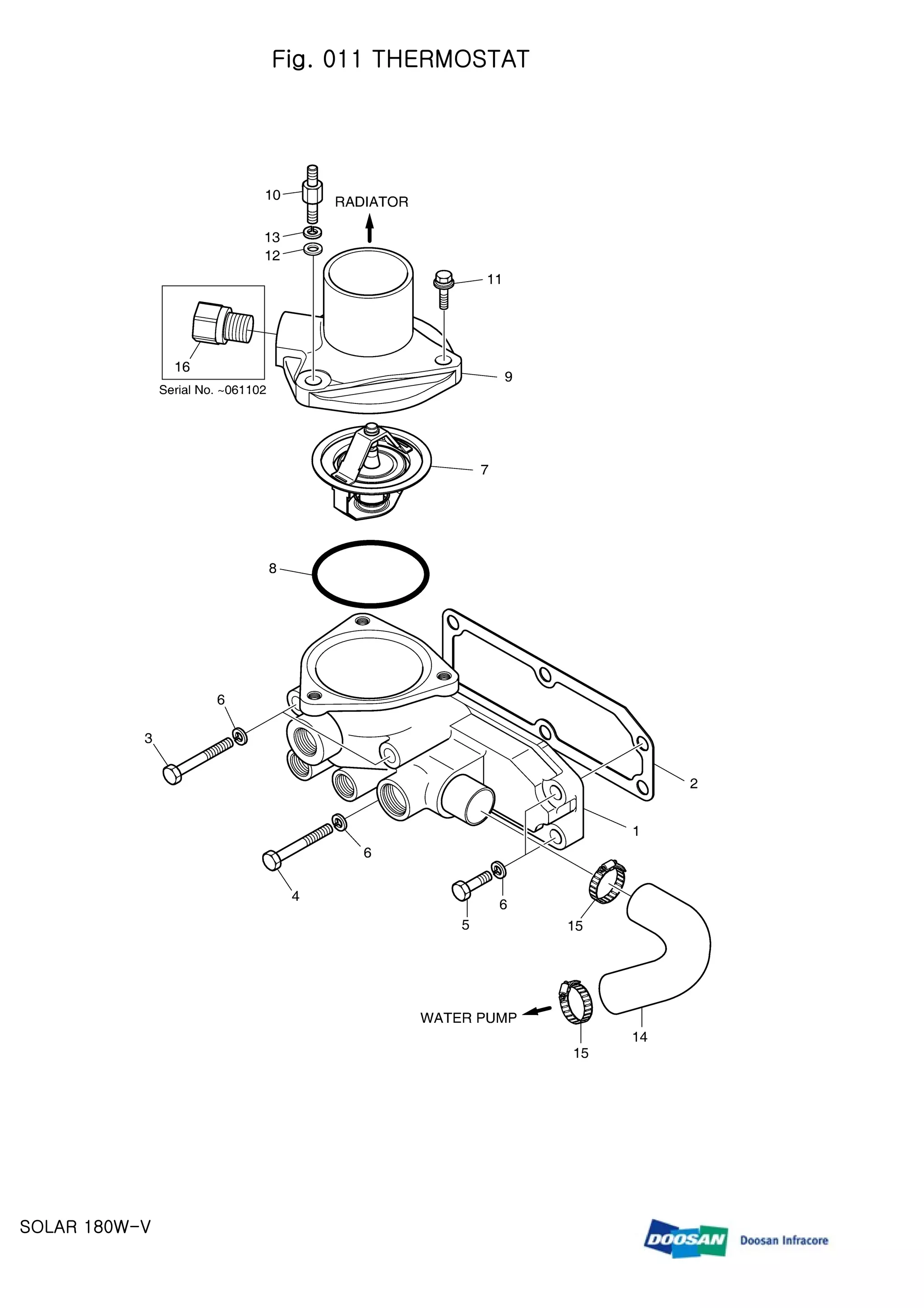 Daewoo doosan solar 180 w v (180wv) wheeled excavator parts catalogue ...
