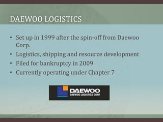 Analysis of Daewoo Land Deal in Madagascar: Presentation | PPTX