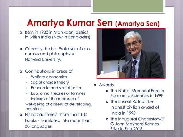 Amartya Sen "Development as Freedom" | PPTX | Government Support and ...