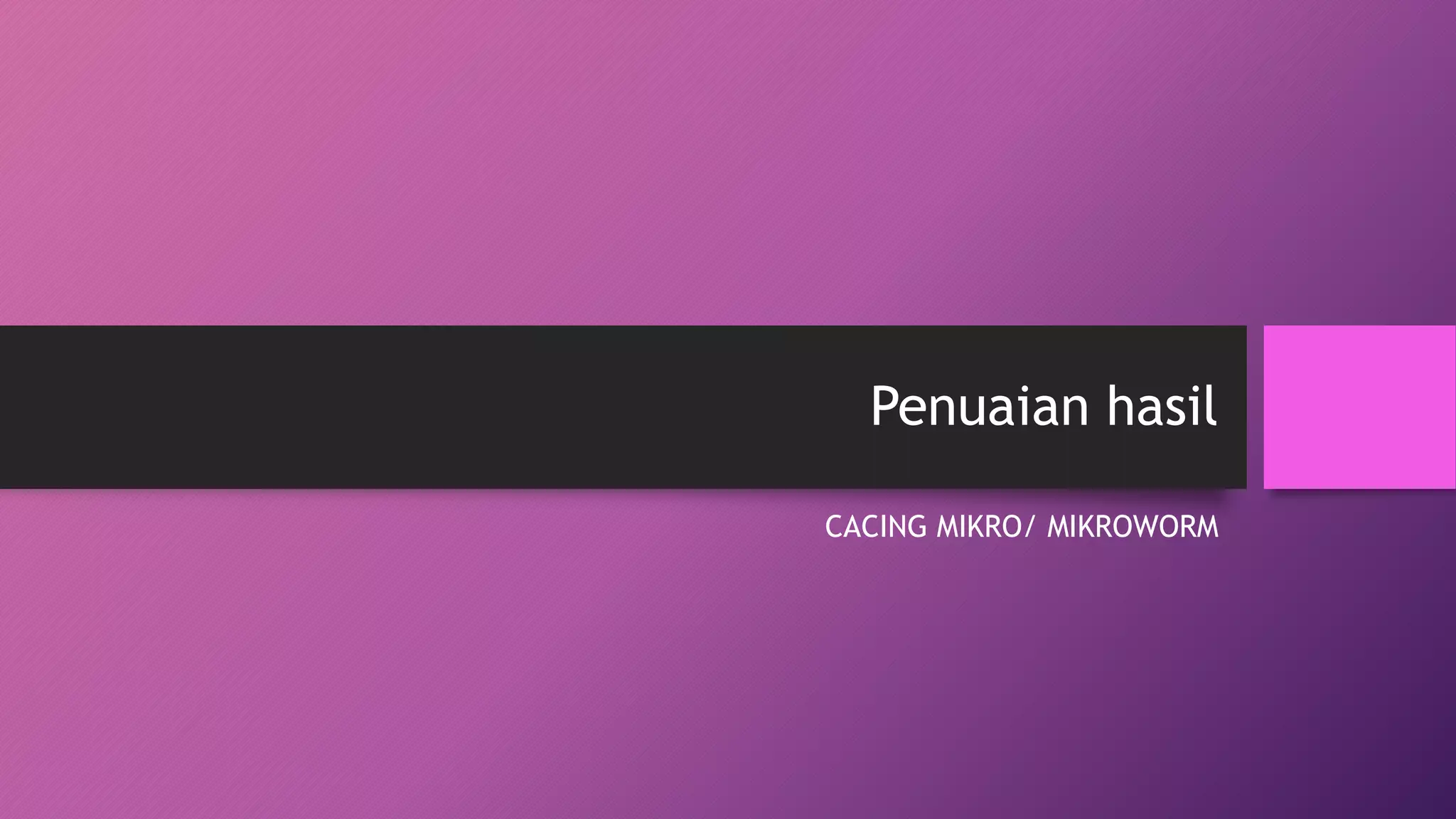 Slide PPT Mikroworm Daf 1042 tv t3 | PPT