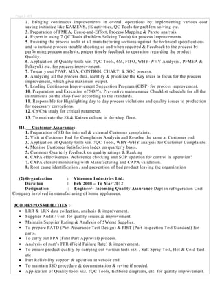 CV_Arvind Pandey | DOC | Business | Business and Finance