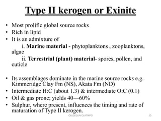 OLATINPO KEROGEN PRESENTATION | PPTX | Geology | Science