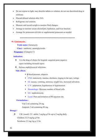 Common Used Drugs in ER and ICU | DOC