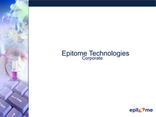 Epitome Corporate PPT | PPTX