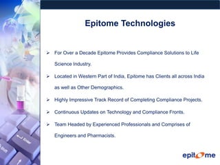 Epitome Corporate PPT | PPTX