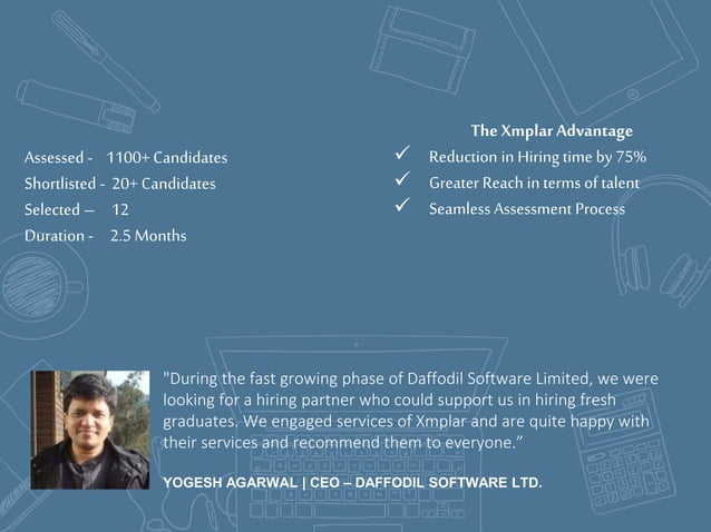 Daffodil Software - Fresher Hiring Case Study | PPTX