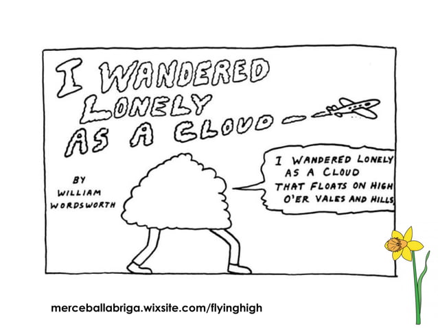 Daffodils - I wandered lonely as a cloud | PPT