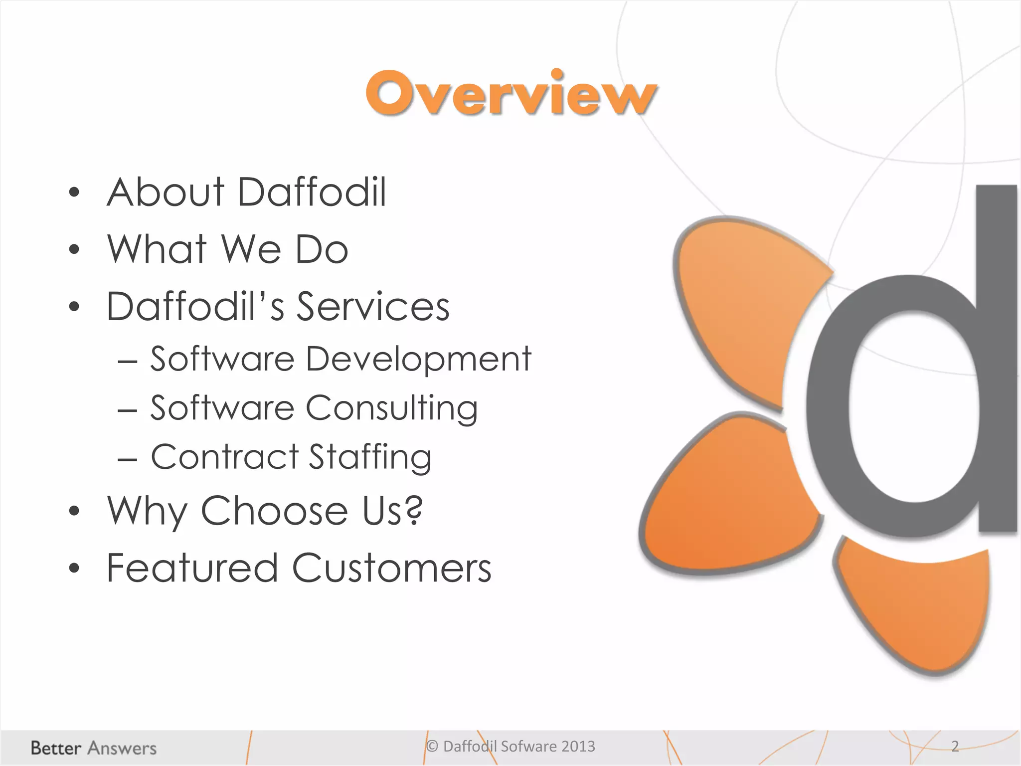 Daffodil software it services | PDF