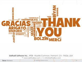 Daffodil Software-Sharepoint Capability Document | PDF