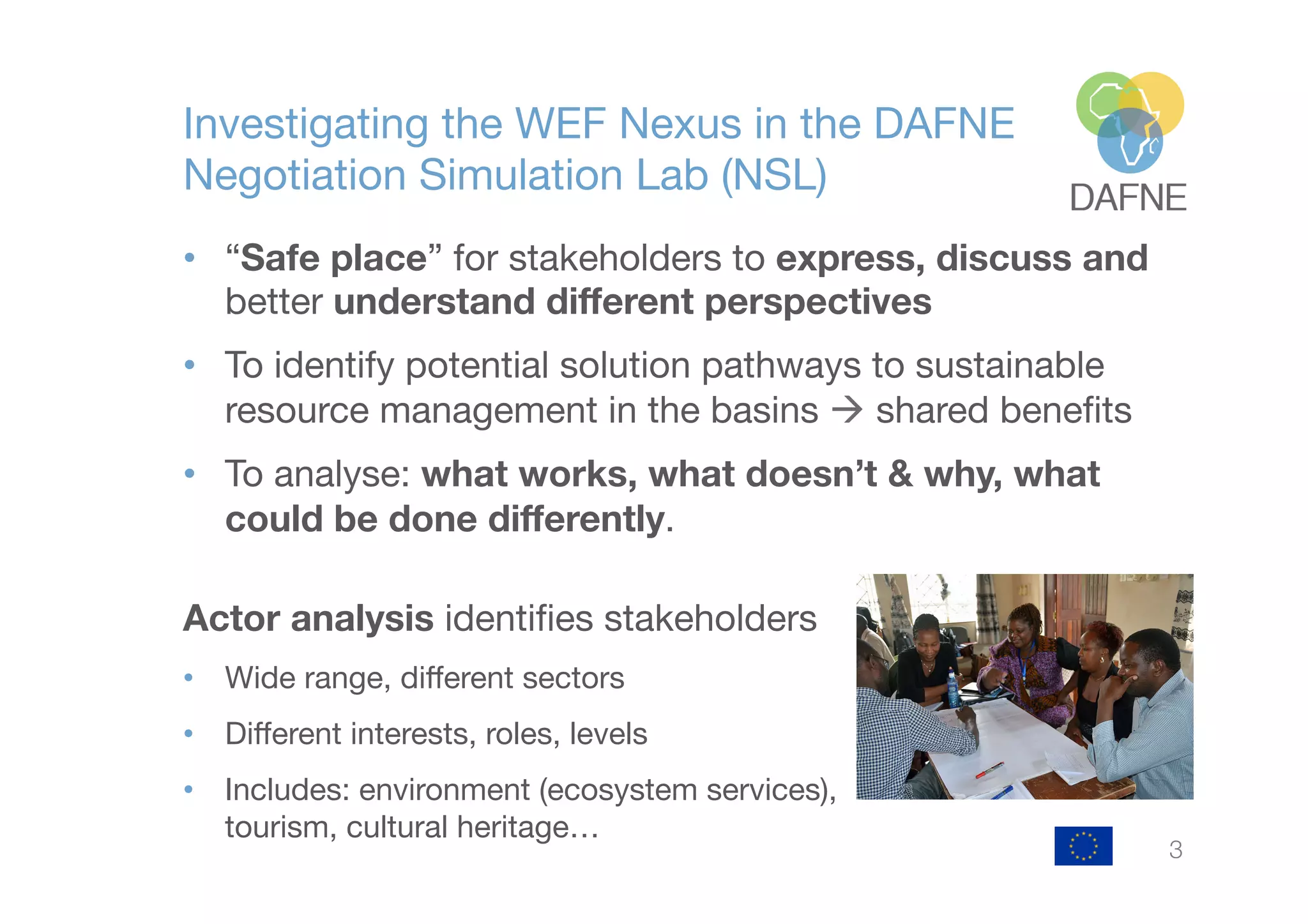 DAFNE Negotiation Simulation Lab Approach & Tools | PPT