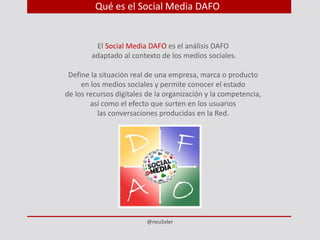 DAFO - Social Media DAFO | PPTX