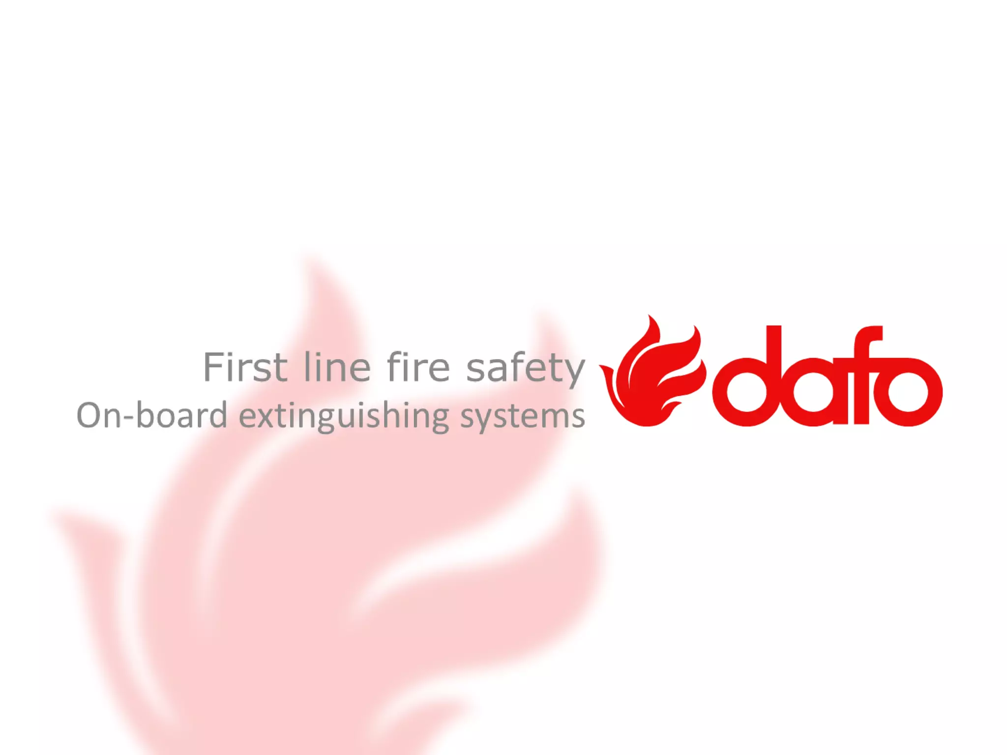 Dafo FORREX - Conveyor Belt Proactive Fire Protection System | PDF