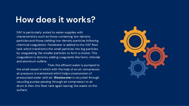 Dissolved Air Flotation (DAF) PPT | PDF