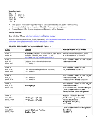 Final Rutgers Syllabus-Fall 2019 | PDF