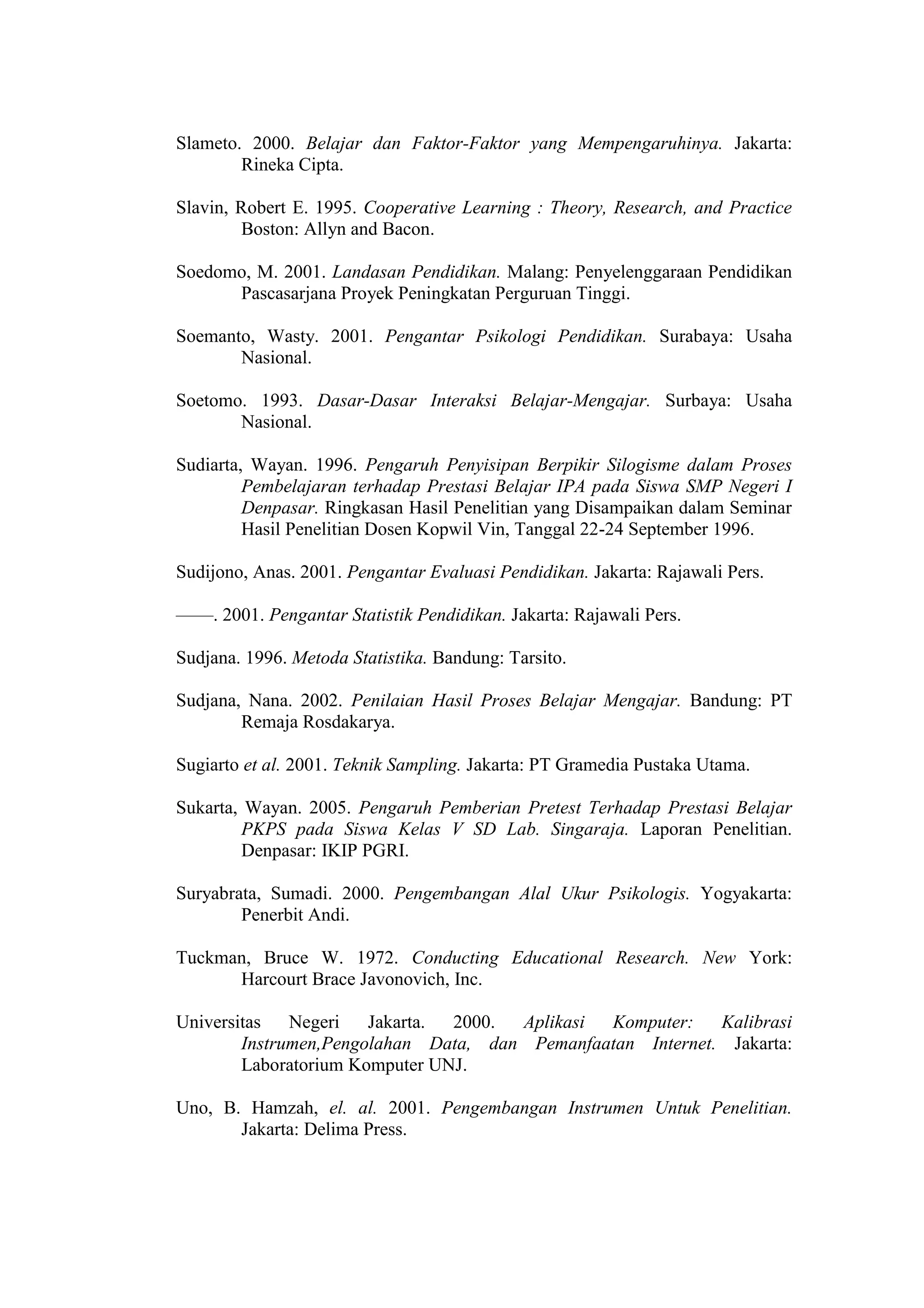 Daftar pustaka | DOC