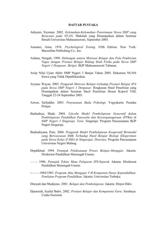 Daftar pustaka | DOC