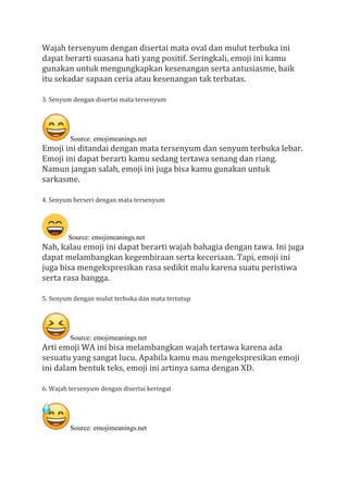 Daftar Arti Emoji terpopuler igunakan .docx