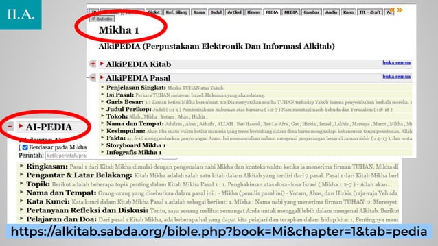 Daftar Bahan dan Resources Bedah Kitab Mikha | PDF