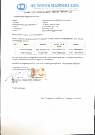 DAFTAR CHECKLIST PENDAFTARAN REKANAN.pdf