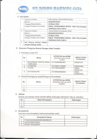 DAFTAR CHECKLIST PENDAFTARAN REKANAN.pdf