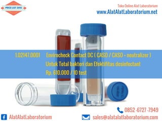 Daftar Harga Contact atau Dip Slides Merck Millipore 2015 | PPT