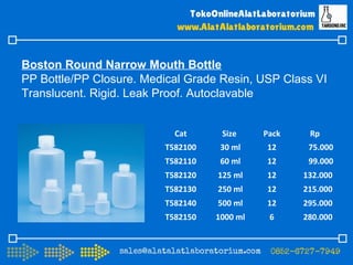 Daftar Harga Plasticware Tarsons 2014 | PPT