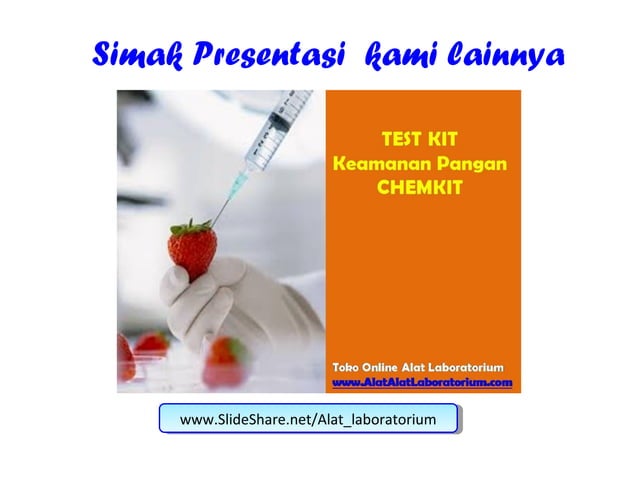 Daftar harga test kit formaldehyde (formalin) merck 2013 | PPT