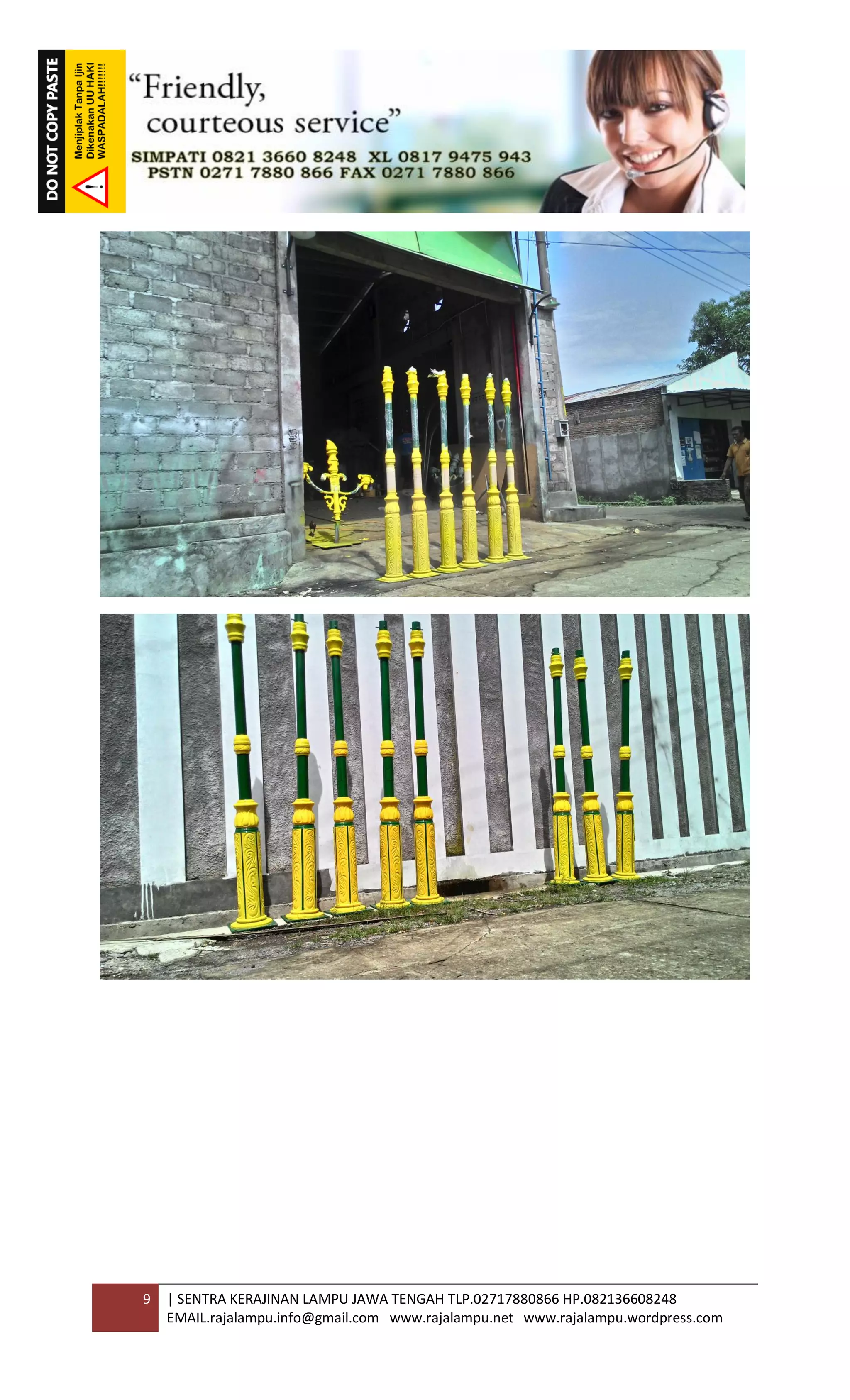 PRICELIST TIANG LAMPU TAMAN TIPE RLT02M 2016 | PDF