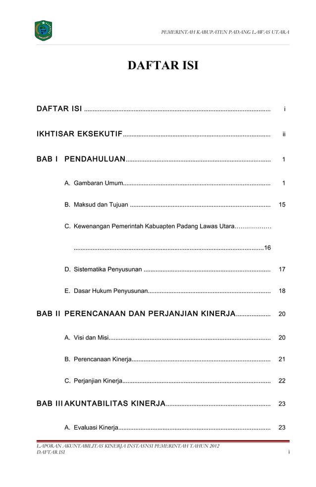 Daftar isi | PDF